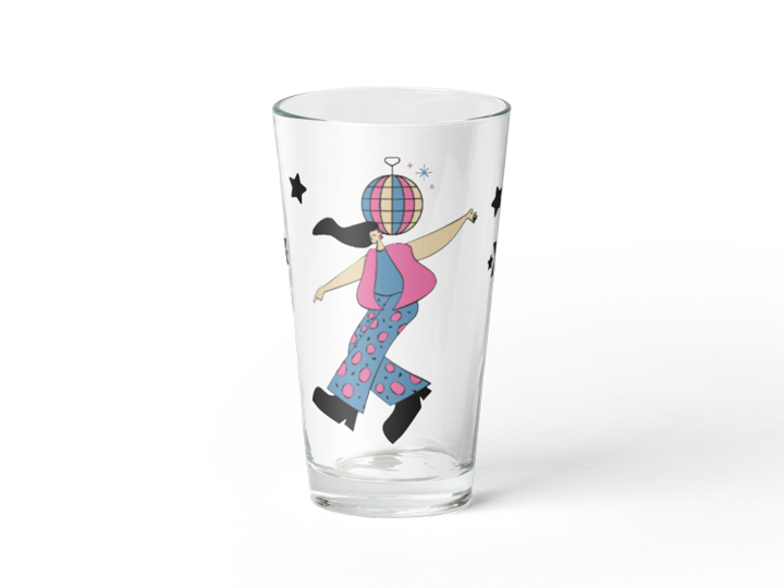 Free pint glass templates to personalize and print | Canva